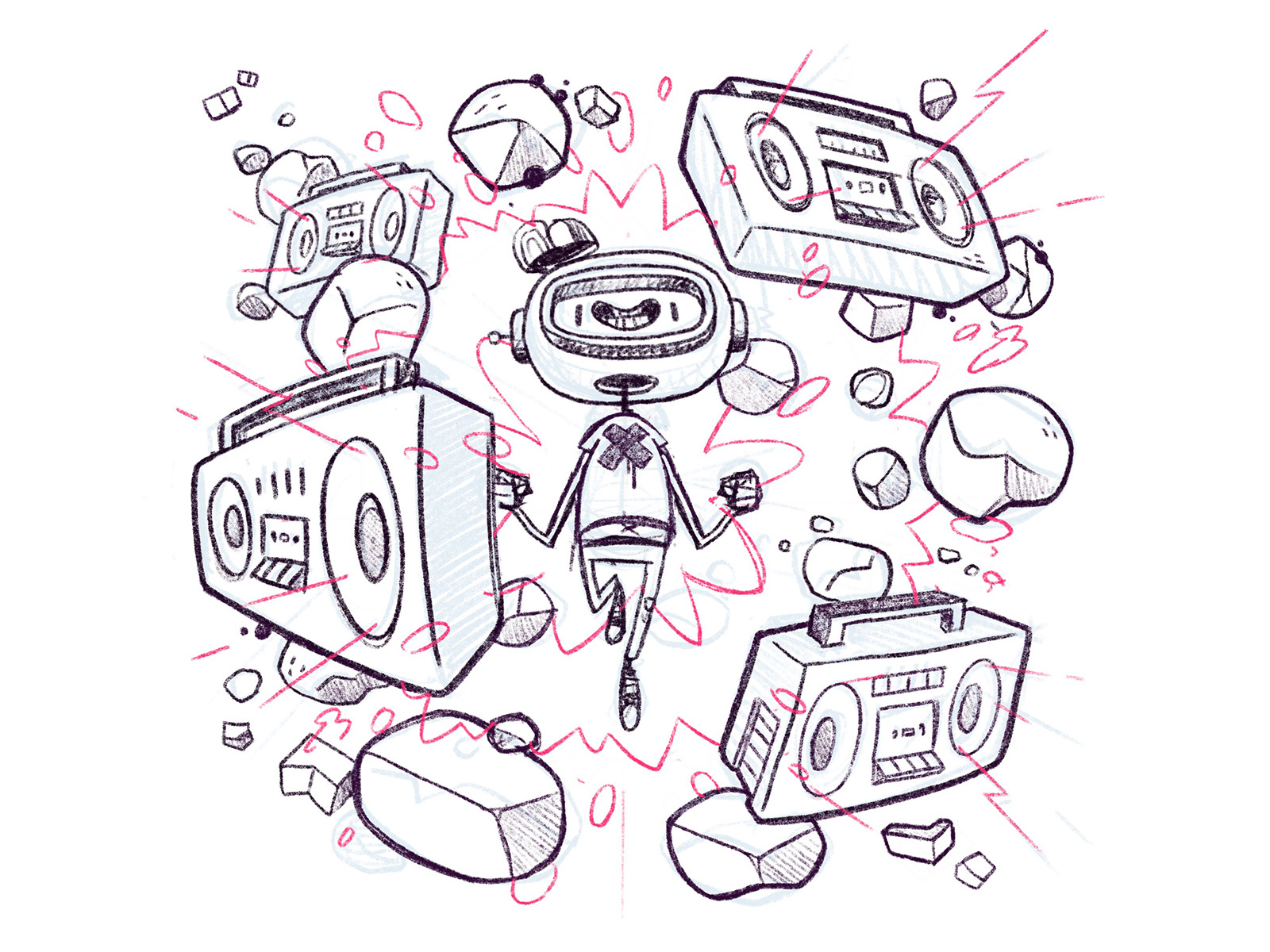 Floaty Robot Boy (w/ Process video) by Jetpacks and Rollerskates on ...