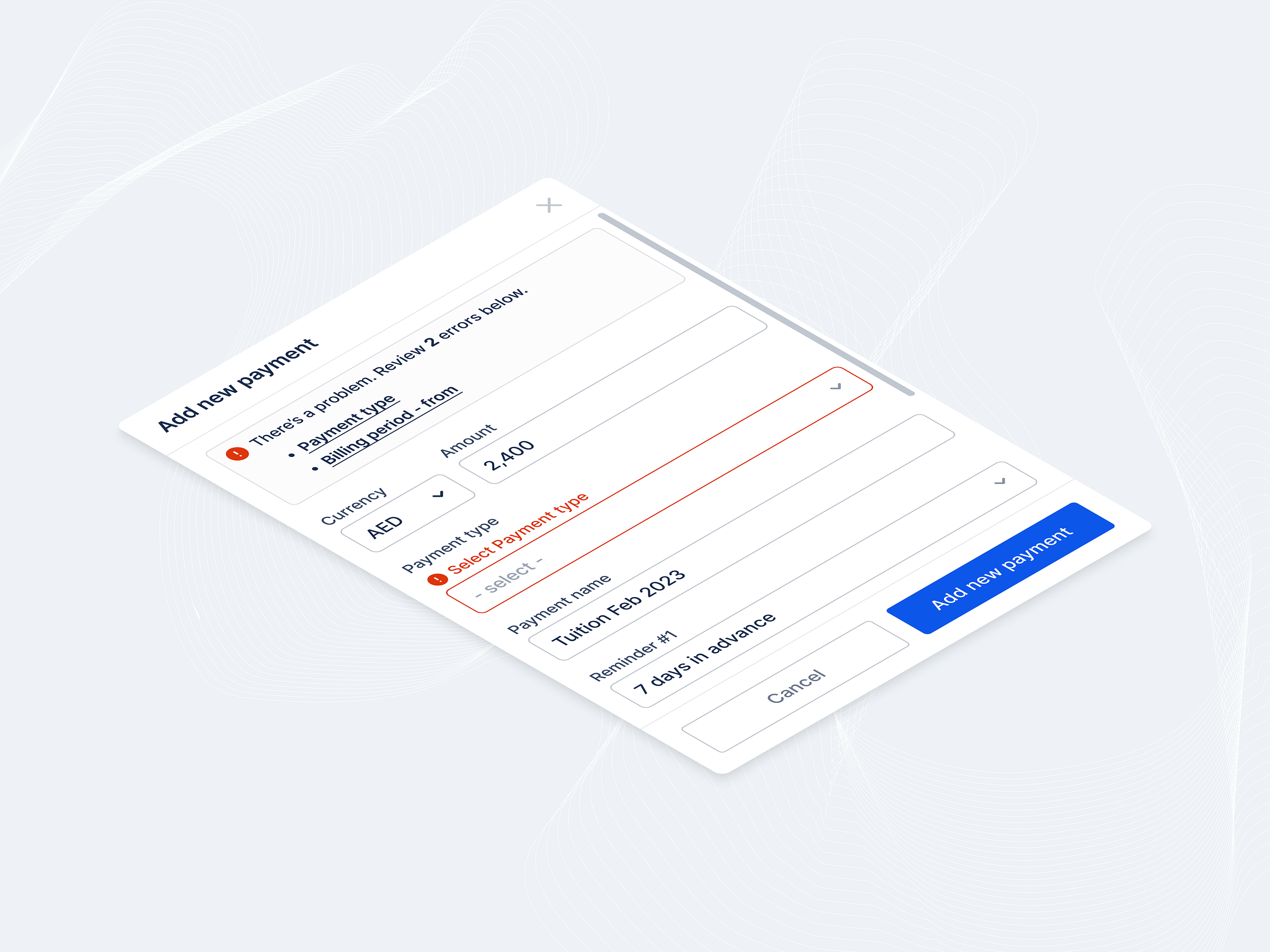 Dialog form and validation patterns by Peter Grochowski on Dribbble