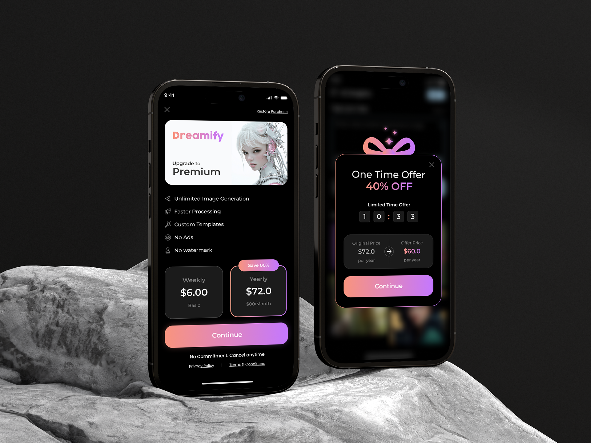 Subscription Screen designs, themes, templates and downloadable graphic ...