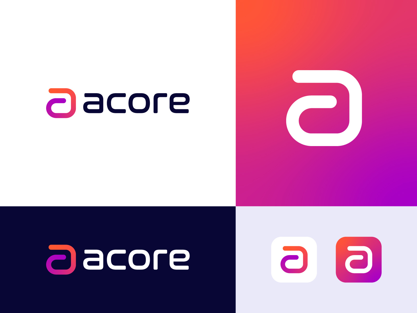 acore logo design by Likhon on Dribbble
