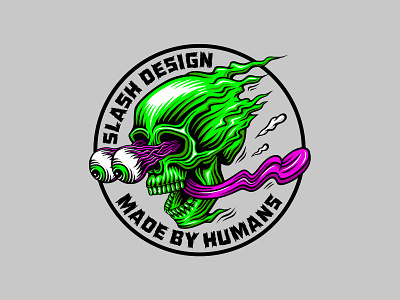 Slash Skull Logo