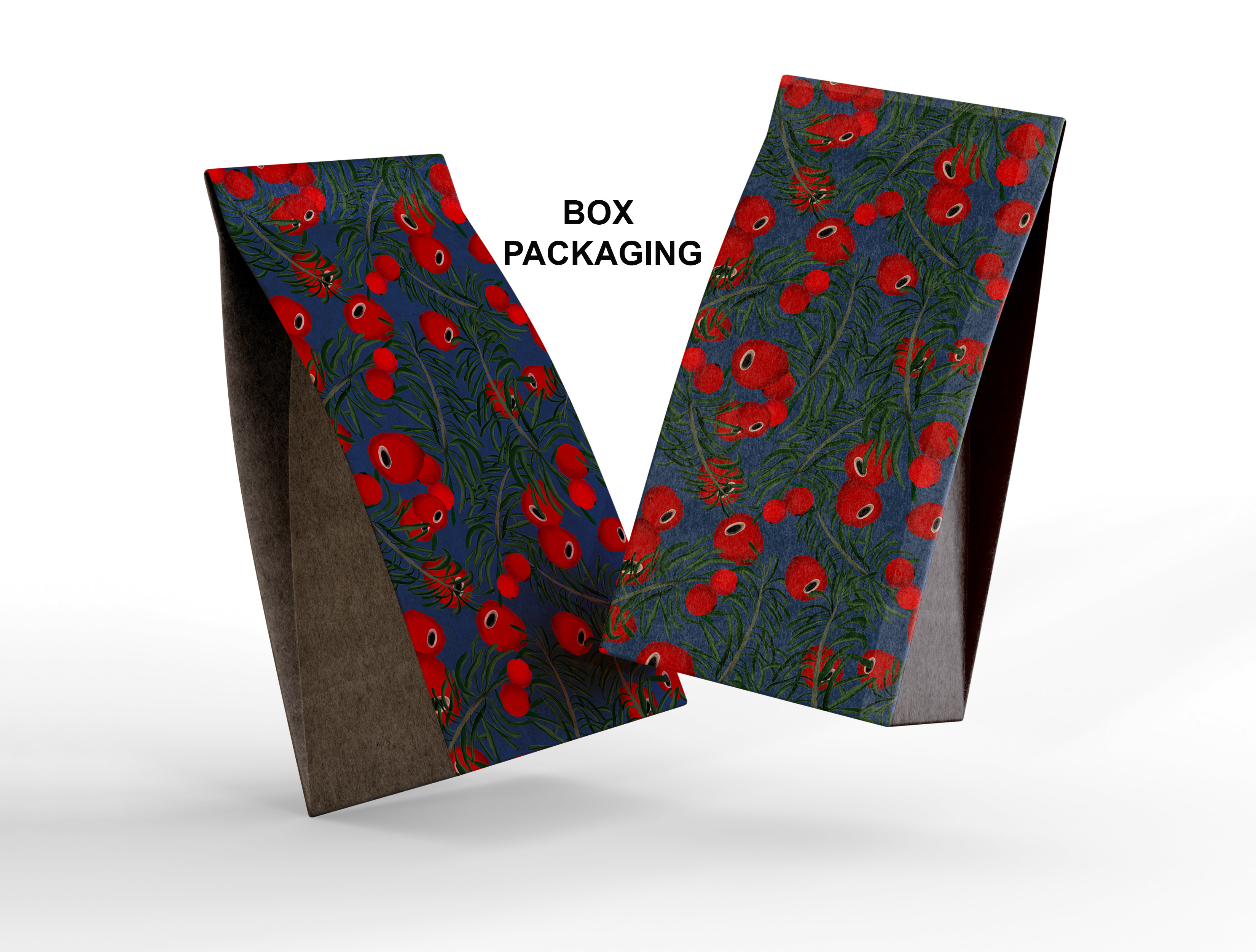 yew tree box packaging by Pooja hedau on Dribbble