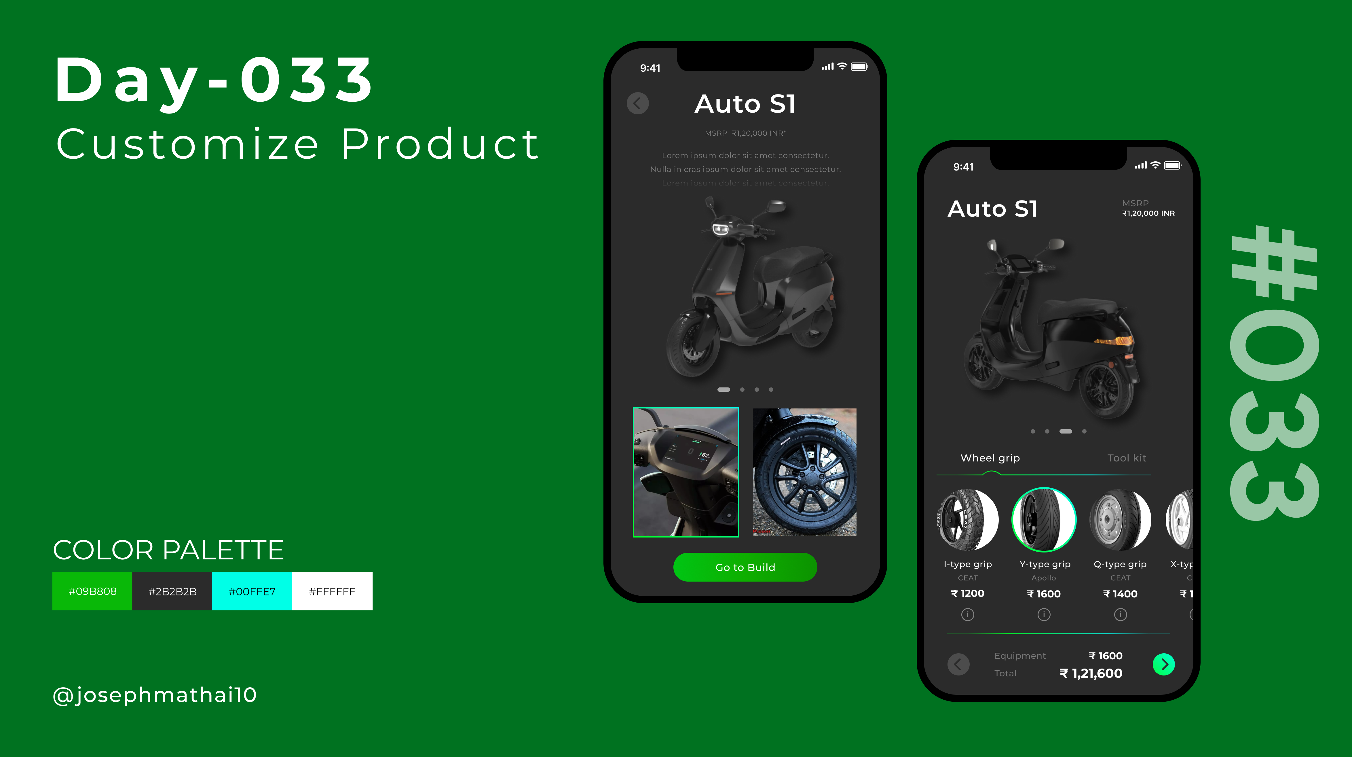 Day 033 by Joseph Mathai on Dribbble