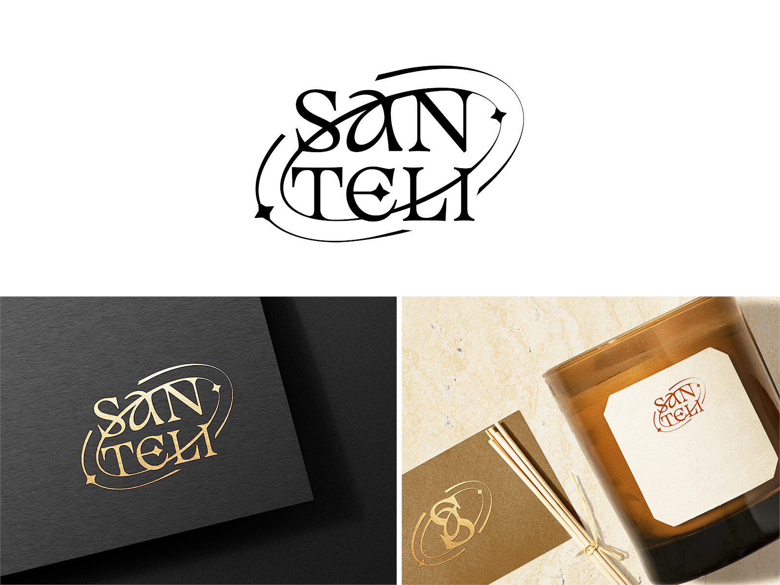 Logo "Santeli" by Anastasia on Dribbble