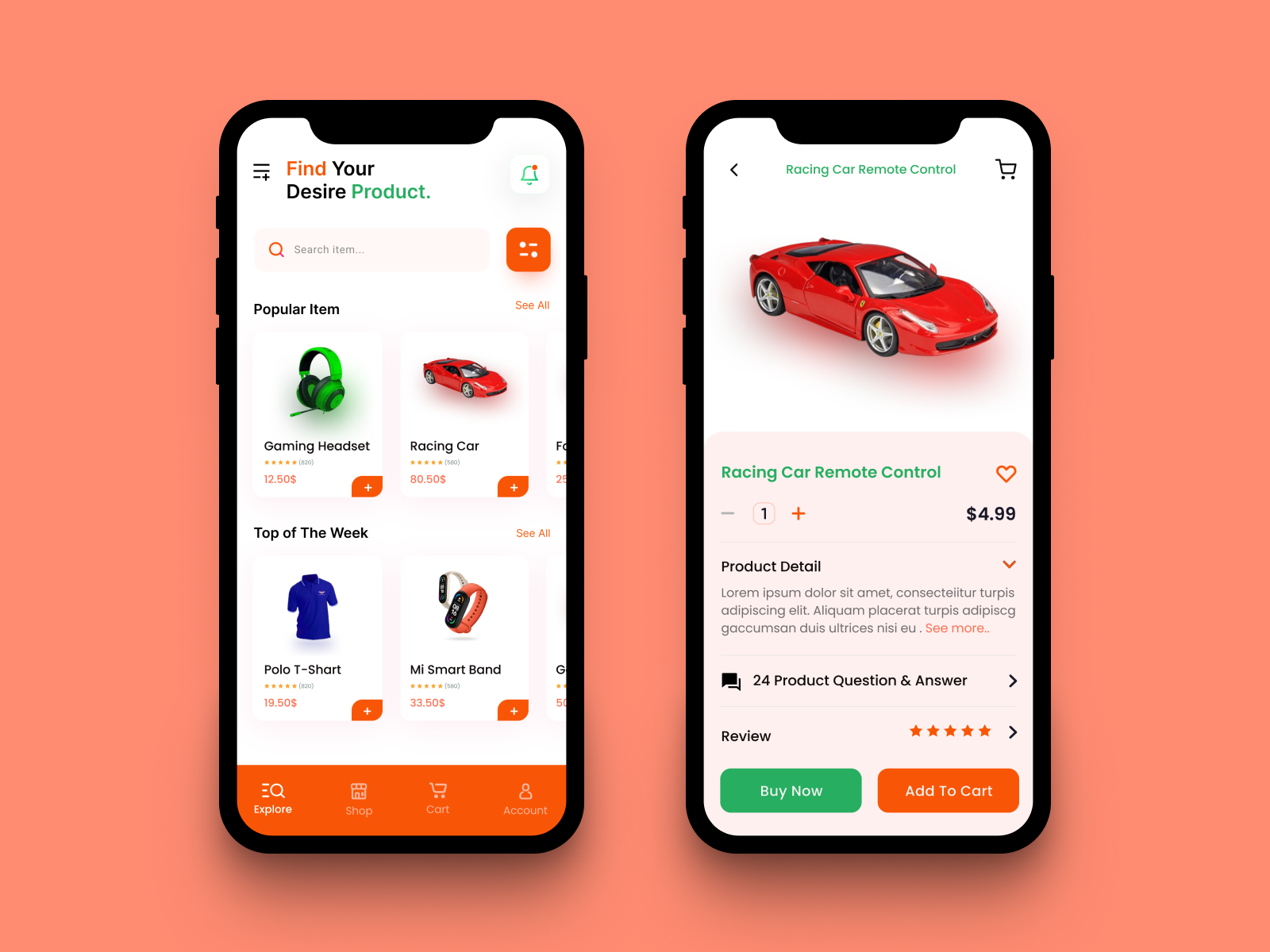 E-Commerce Mobile App Design | Online Store App UI by MD MASUD RANA on ...