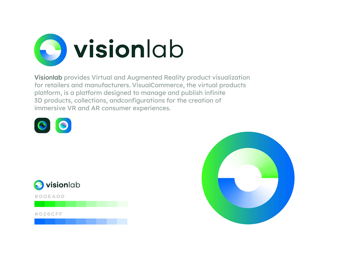 vision logo, logos, logo design, software logos, 3d platform by Masum ...