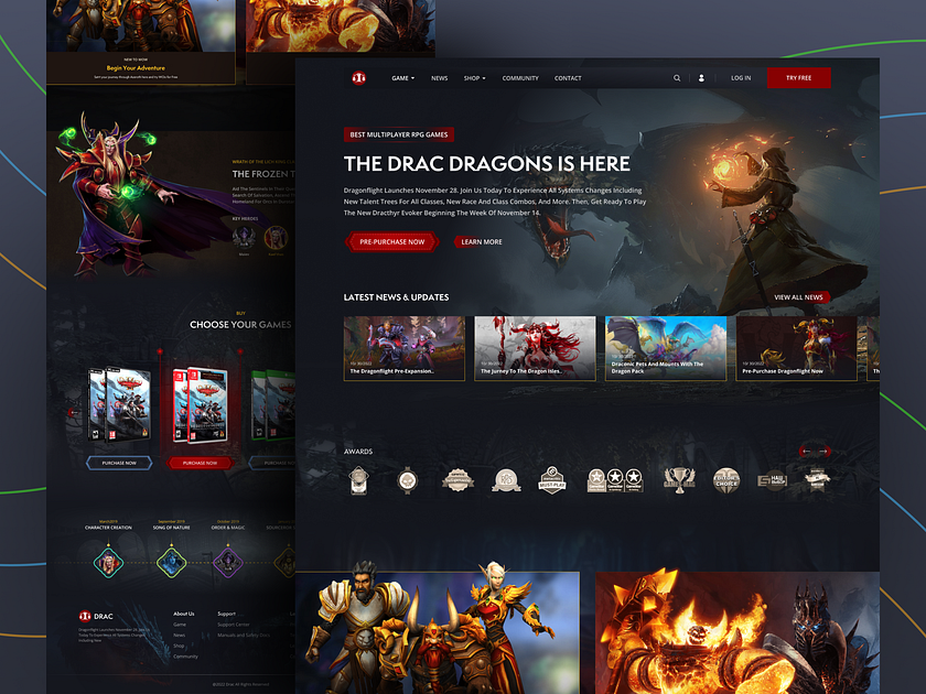 Gaming Dashboard by Masum Billah for ITO Team on Dribbble