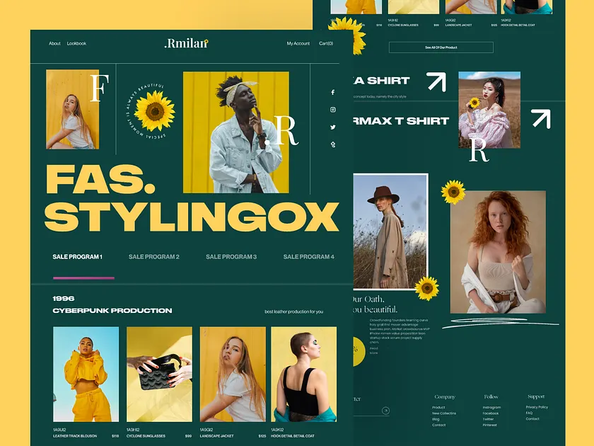 Fashion UI designs, themes, templates and downloadable graphic elements ...