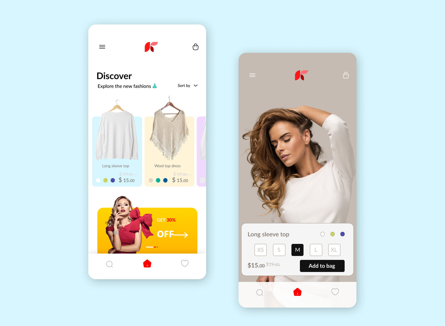 UI design for clothing store by lakshan dewappriya on Dribbble