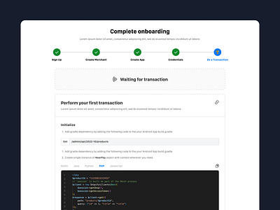 Browse thousands of Merchant Onboarding images for design inspiration | Dribbble