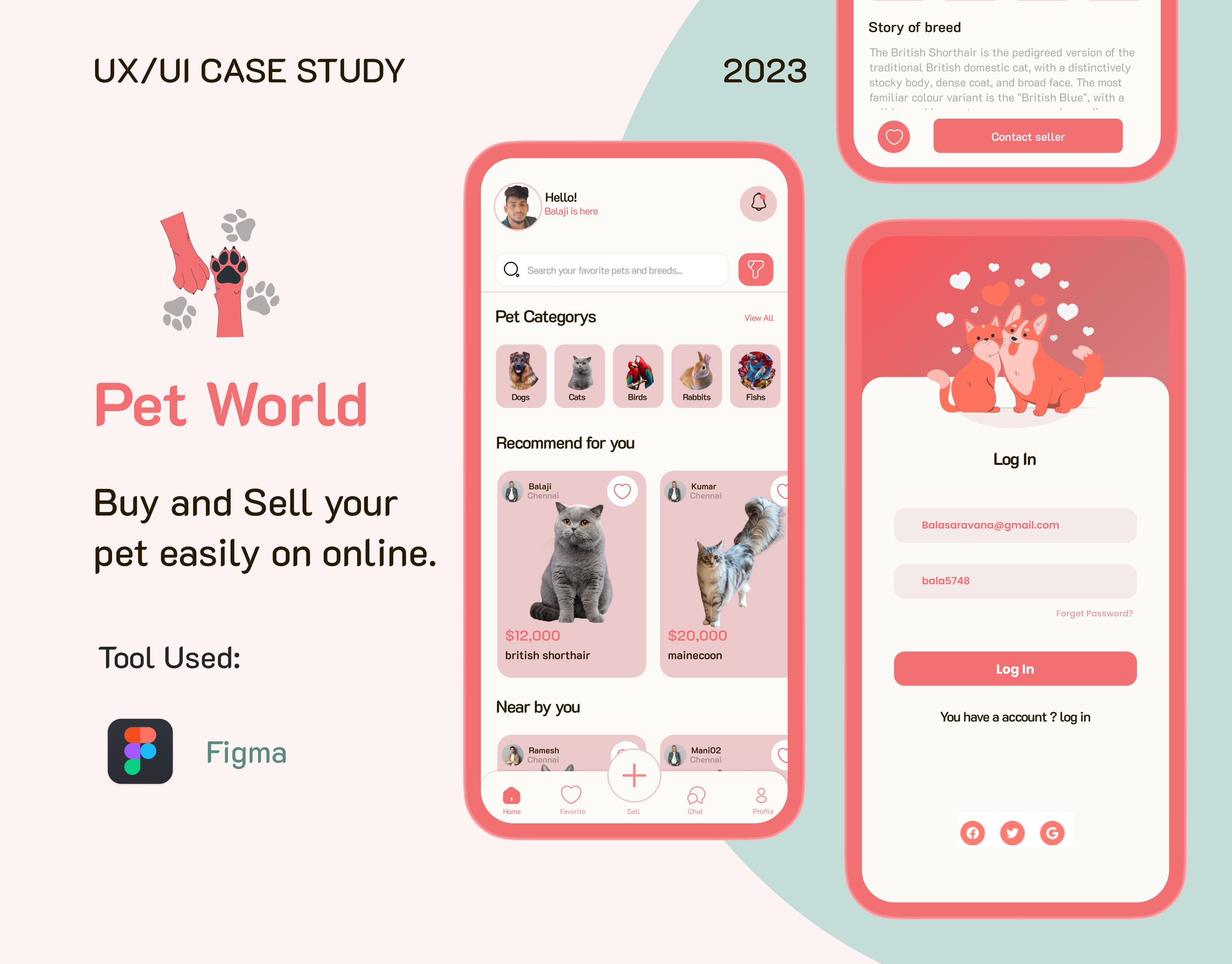 Pet buying and selling application | Pet world by Bala.Design on Dribbble