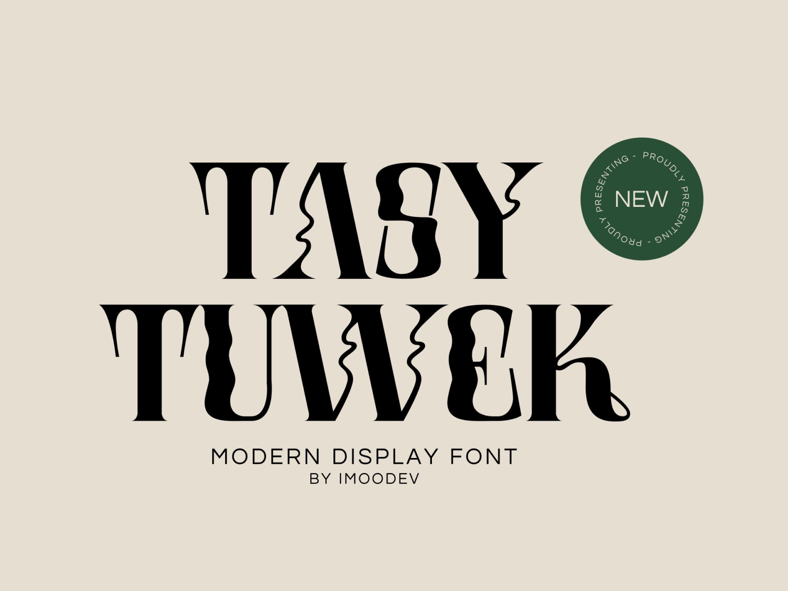 Tasy Tuwek Beautiful Serif Font by Imoodev on Dribbble