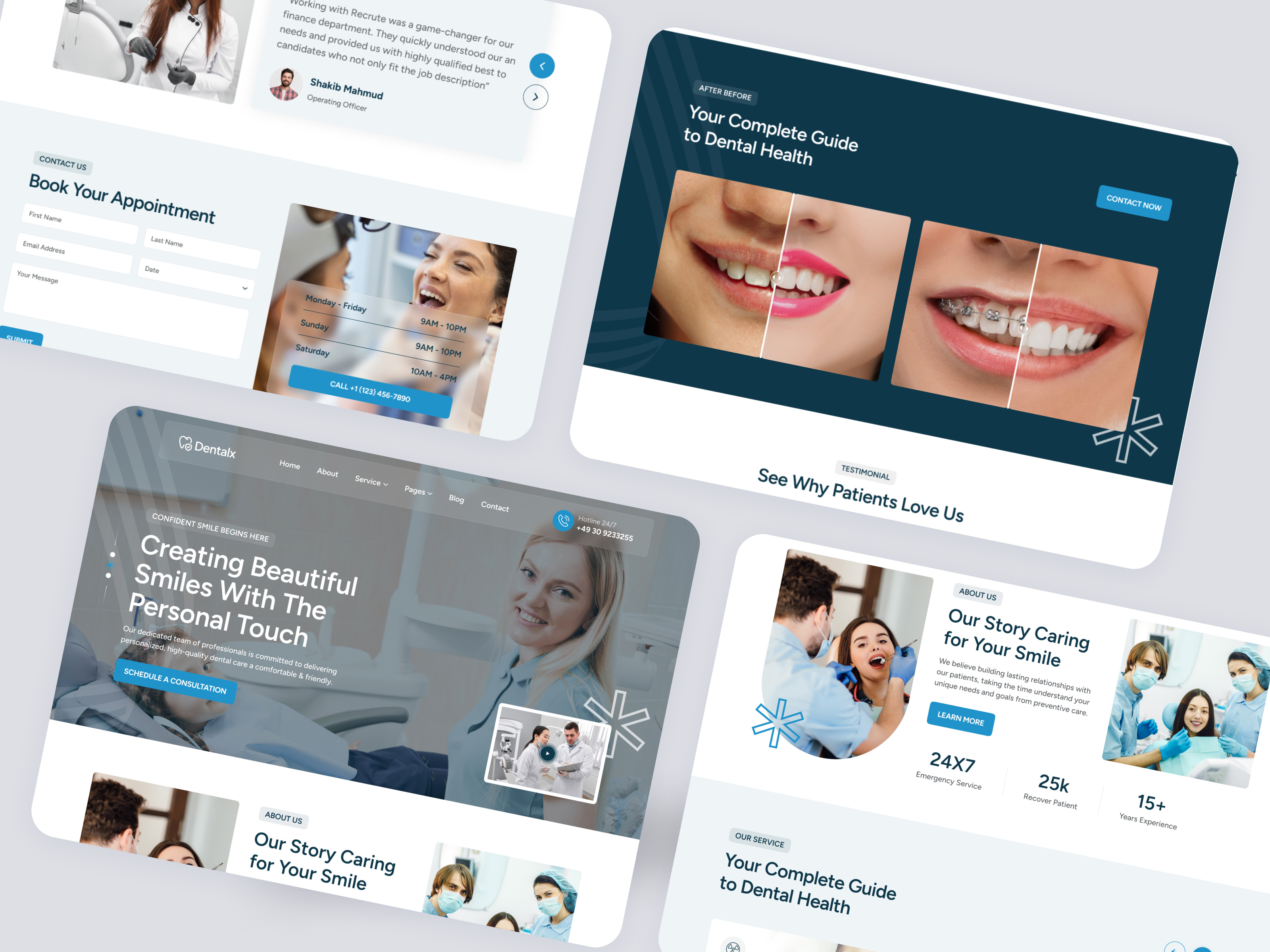 Dental Clinic Website Design by FleexStudio | Web Design Agency on Dribbble