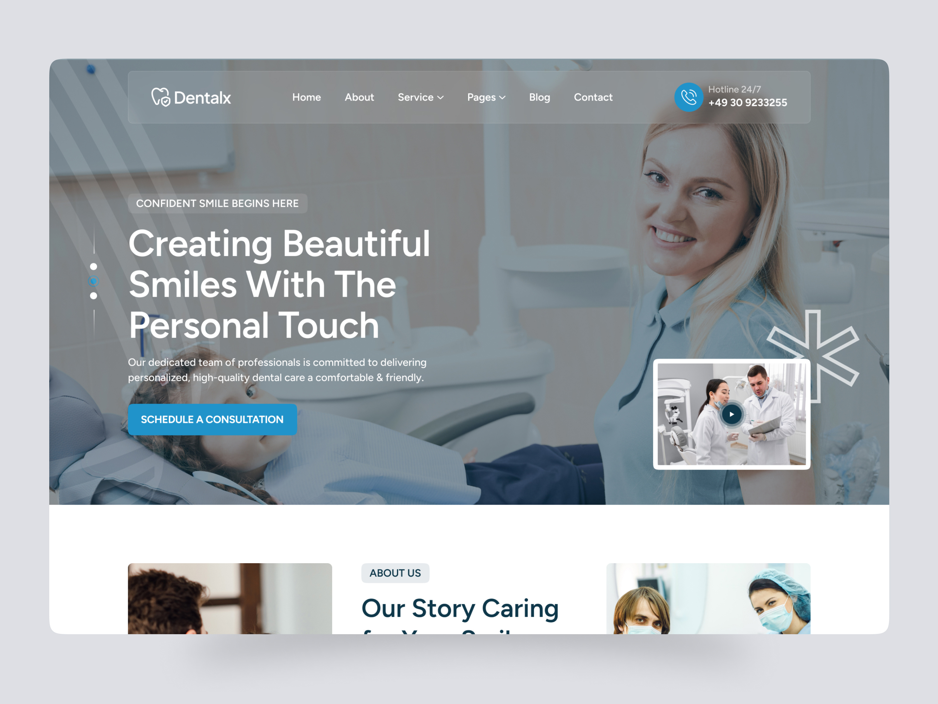 Dental Clinic Website Design by FleexStudio | Web Design Agency on Dribbble