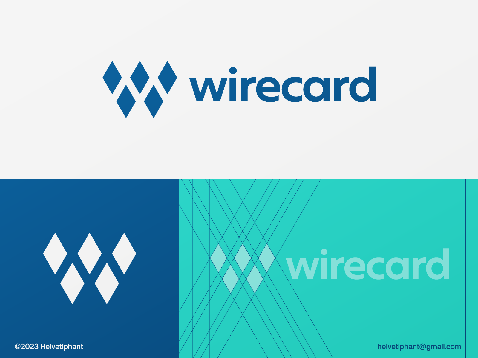 wirecard - logo redesign concept by Helvetiphant™ on Dribbble