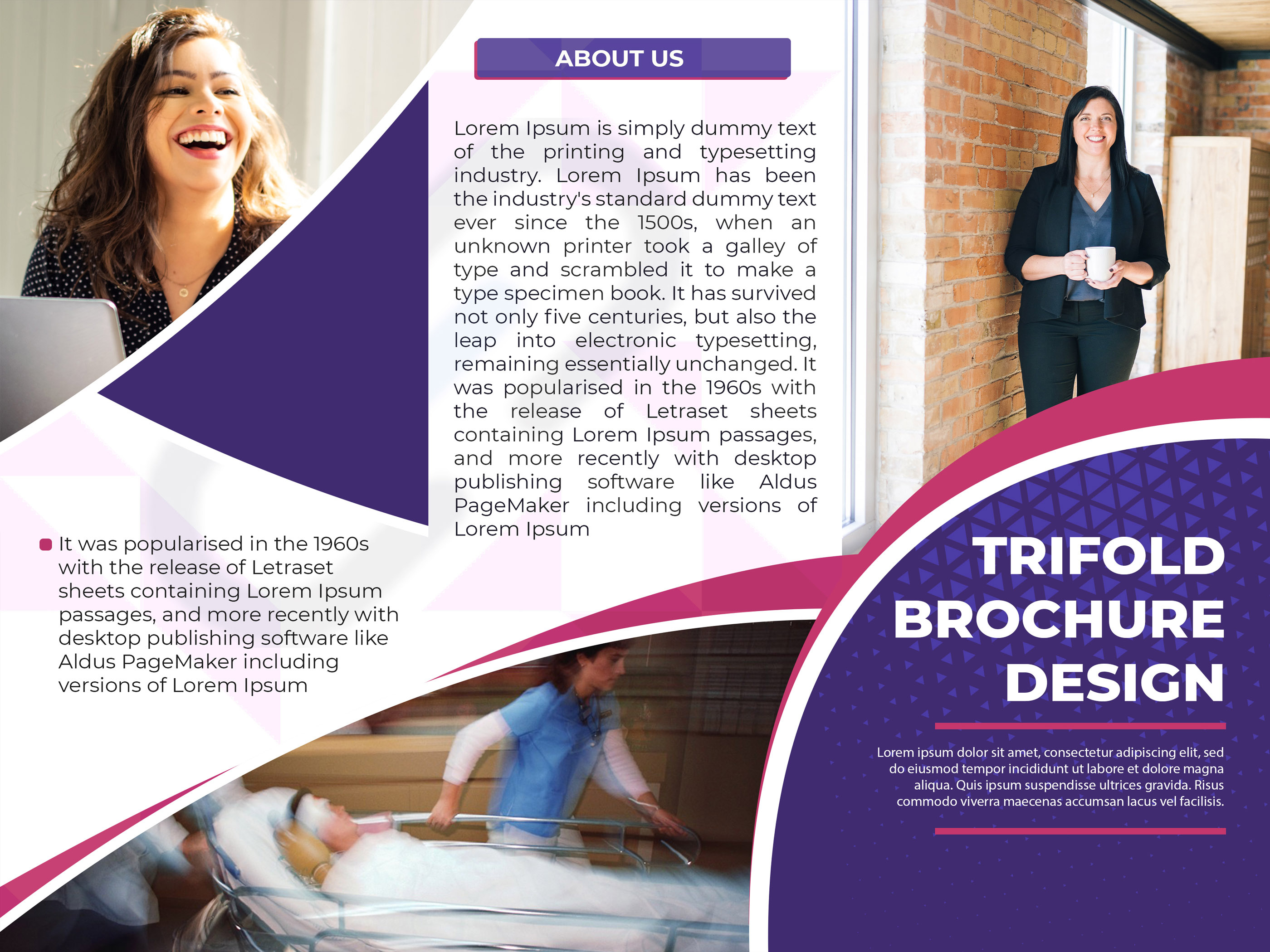 Tri-fold Brochure Design Template by Abul Kalam Sarder on Dribbble