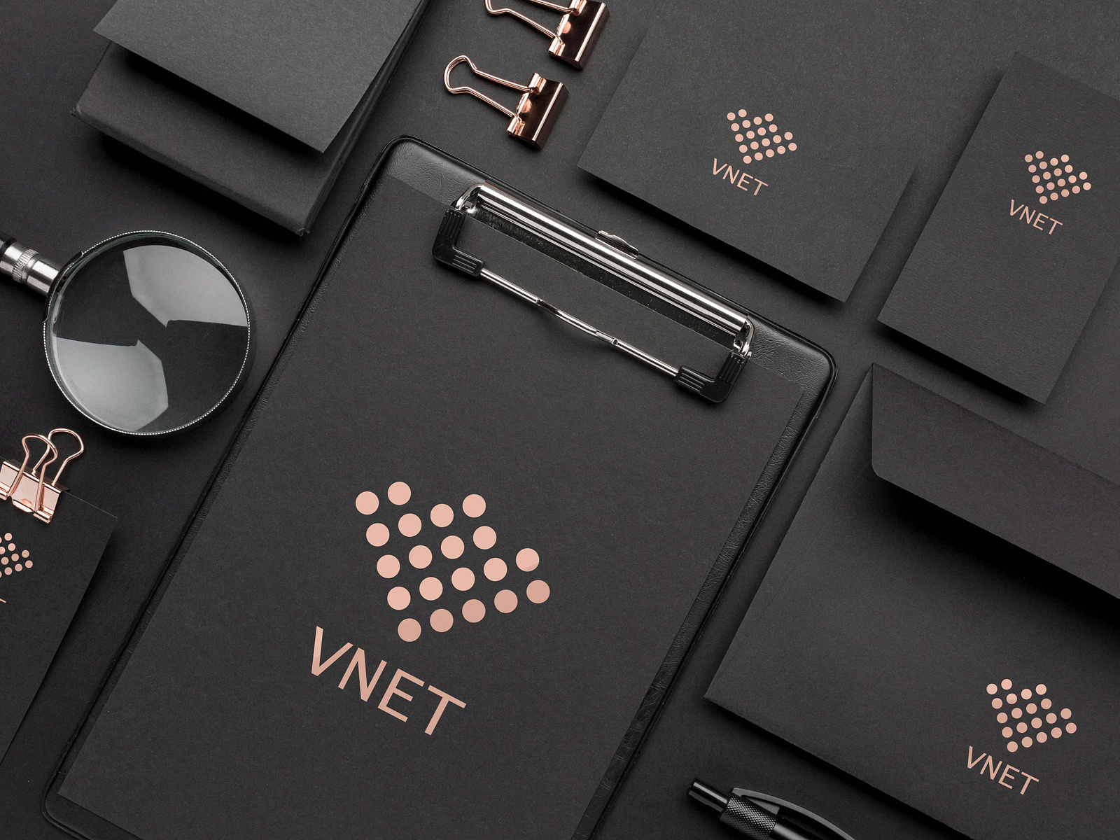 VNET Stationery design by Azizi on Dribbble