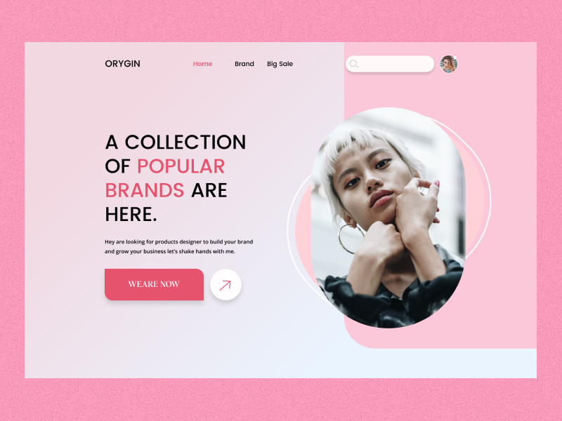 Fashion Header Design by Saidur Rahaman on Dribbble