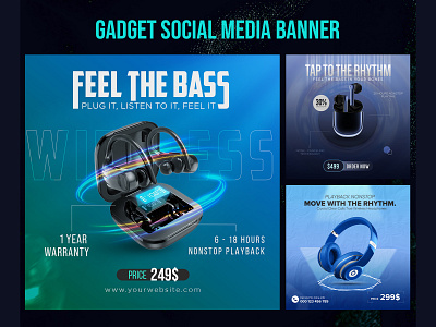 Gadget Social Media designs, themes, templates and downloadable graphic ...