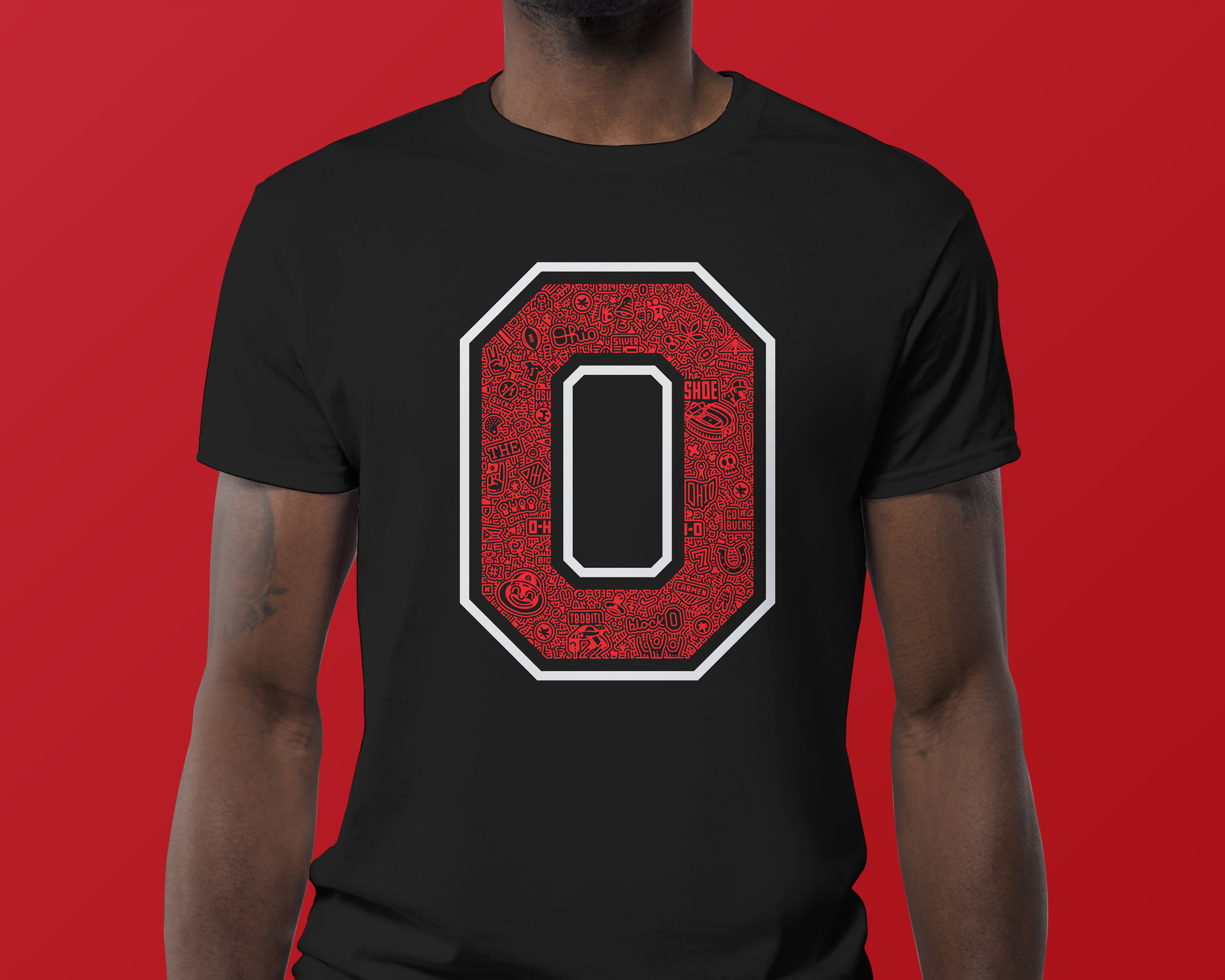 Ohio State 'Block O' Doodle by Stephen Biddle on Dribbble