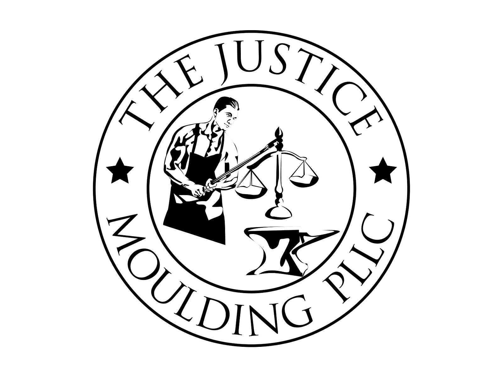 Justice logo design by Sumberpangan on Dribbble