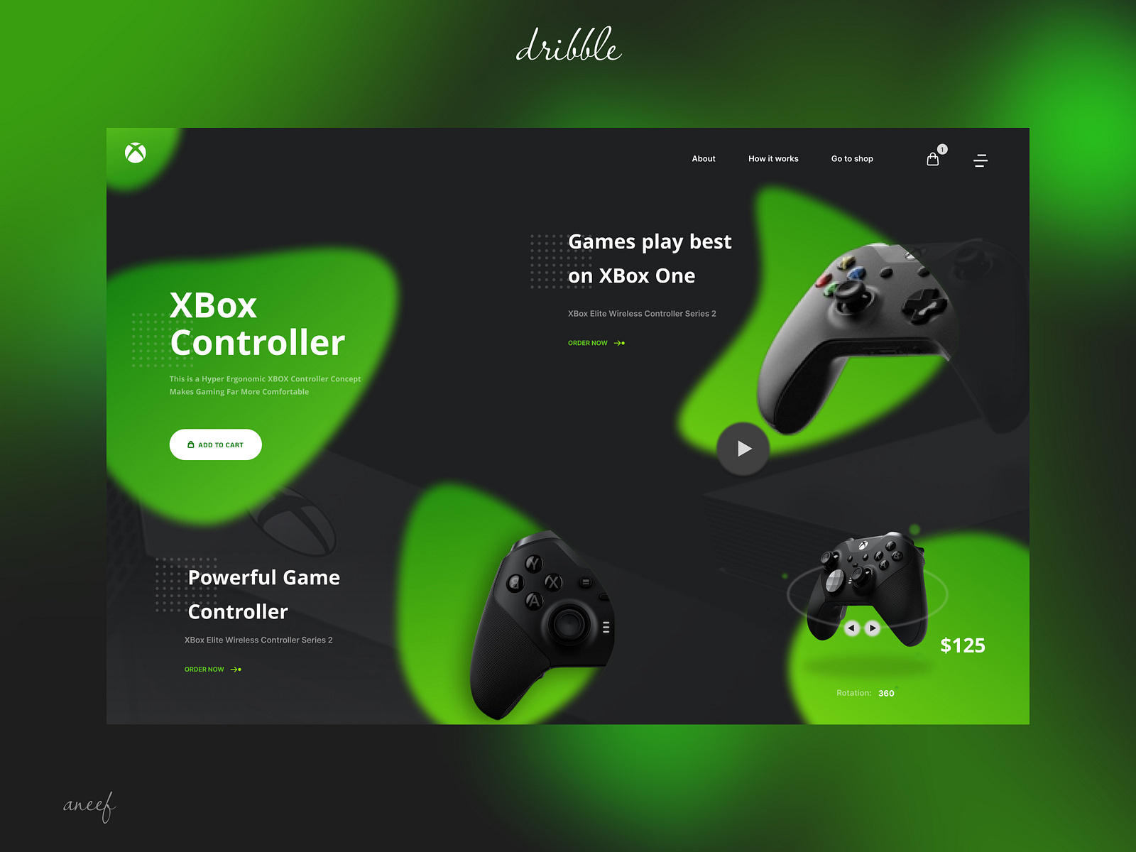 XBox Product Design by Aneef UIX on Dribbble