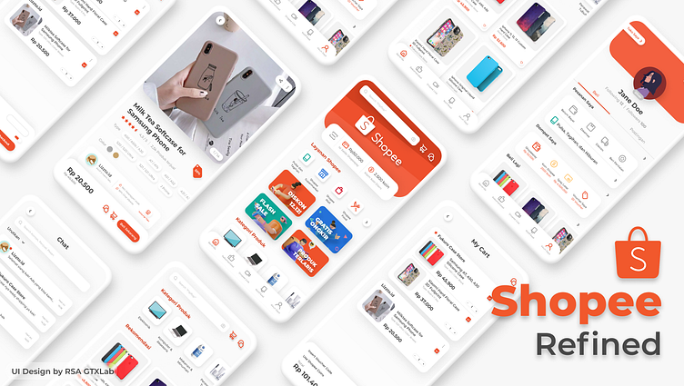 Shopee Mobile App : Refined by Anisa Riska Puteri on Dribbble