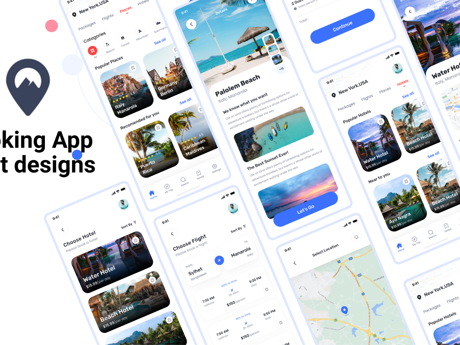 Booking App Uikit Designs by kishor dobariya on Dribbble