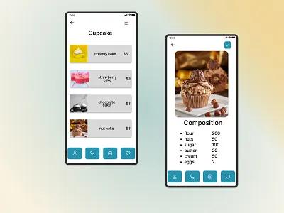Food Menu UI designs, themes, templates and downloadable graphic ...