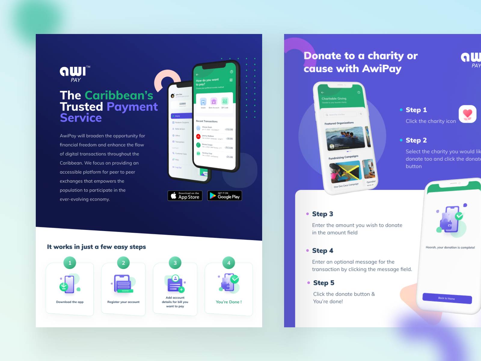 One Pager Design for Fin-tech App by AJ Menendez on Dribbble