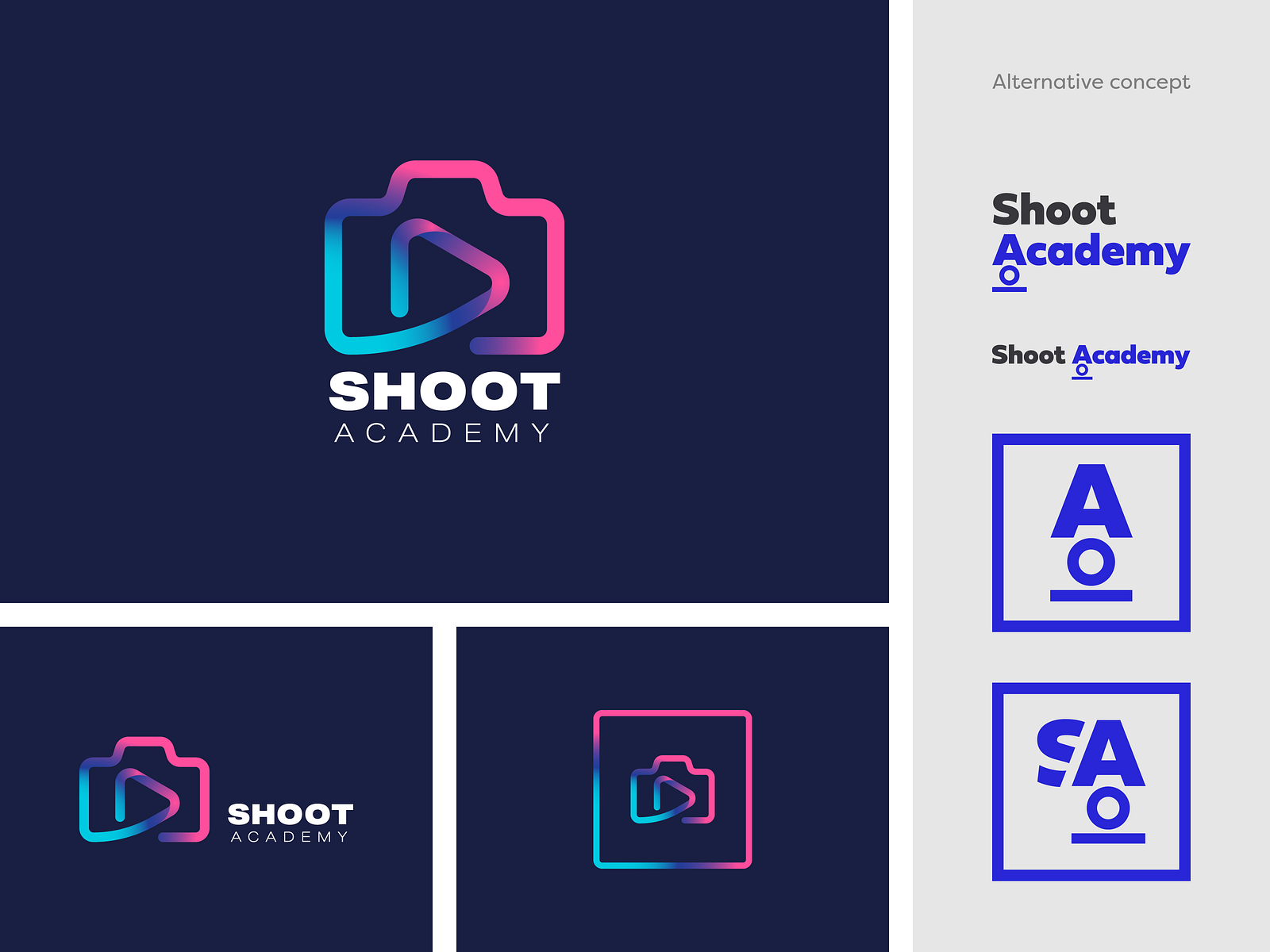 Shoot Academy logo by Michal Vydrnák on Dribbble