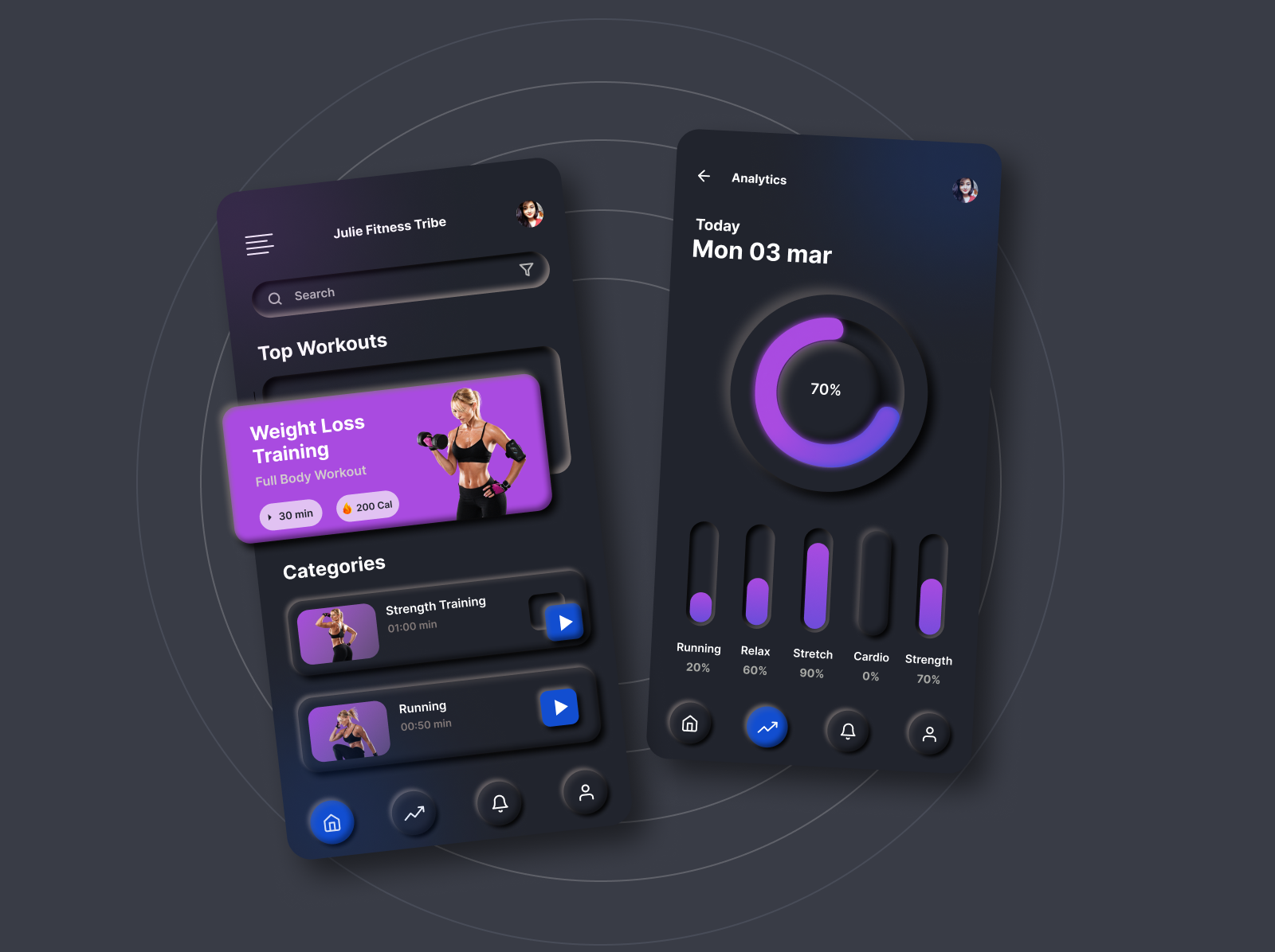Neomorphism Effect | UX / UI Inspiration by Ghazia Masharib on Dribbble