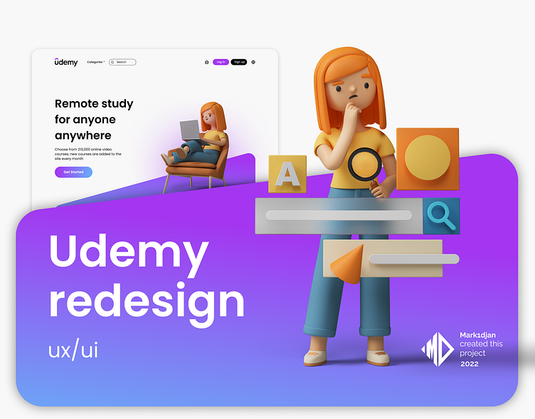Udemy Ux/Ui redesign by Mark Tsyplenkov on Dribbble