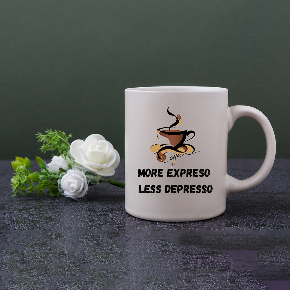 MORE EXPRESSO LESS DEPRESSO by Halima Sheikh on Dribbble