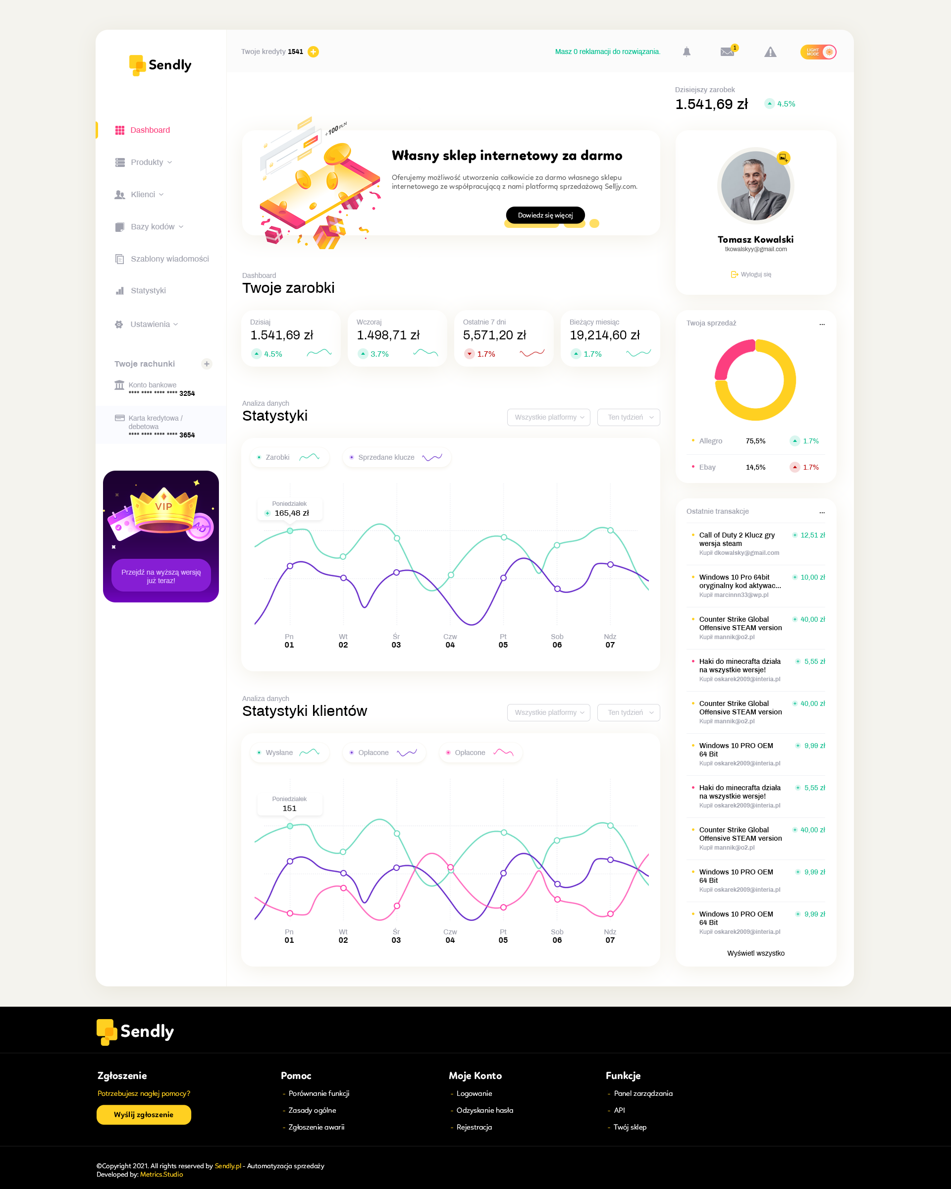Sendly by Kamil Myga on Dribbble