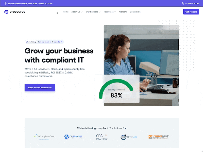 ProSource Website — Menu Prototype by John Eatmon on Dribbble