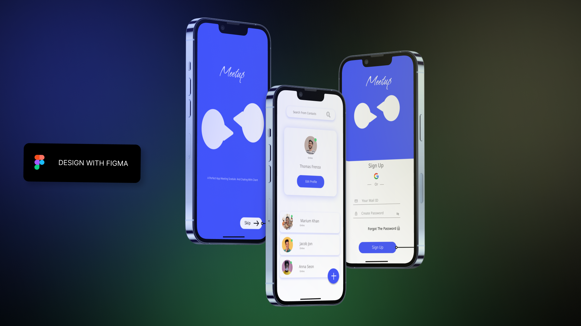 chat & video call app design by Bhawana on Dribbble