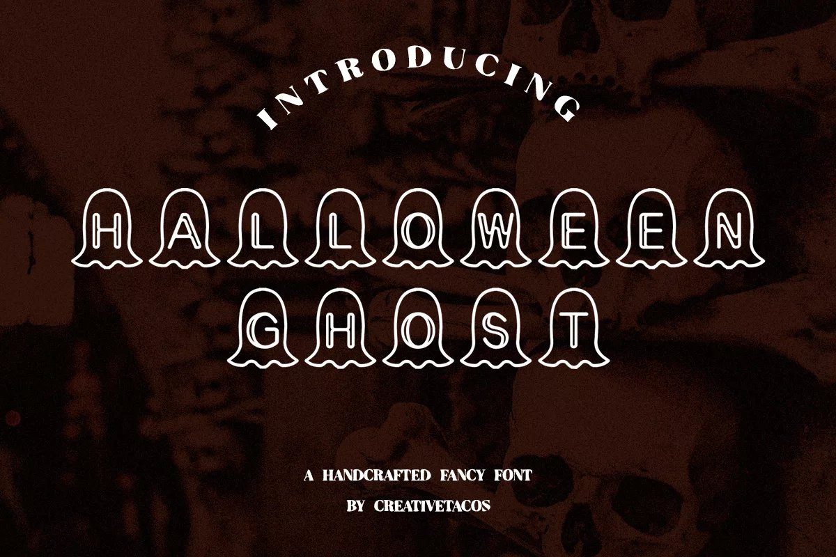Halloween Ghost Fancy Font by Farhan Ahmad on Dribbble