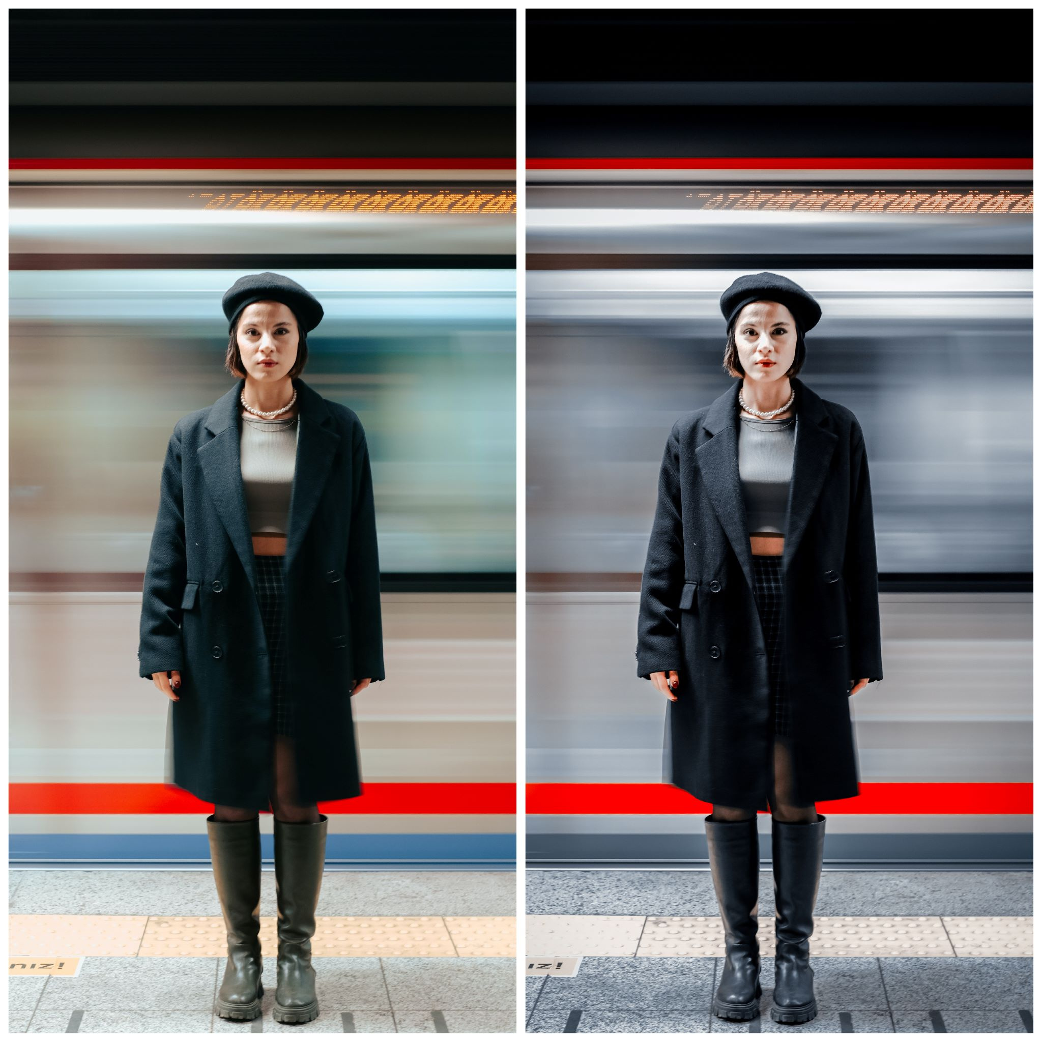 Photo Stylized Retouched Series #14 "Subway Motion Blur Model " by ...