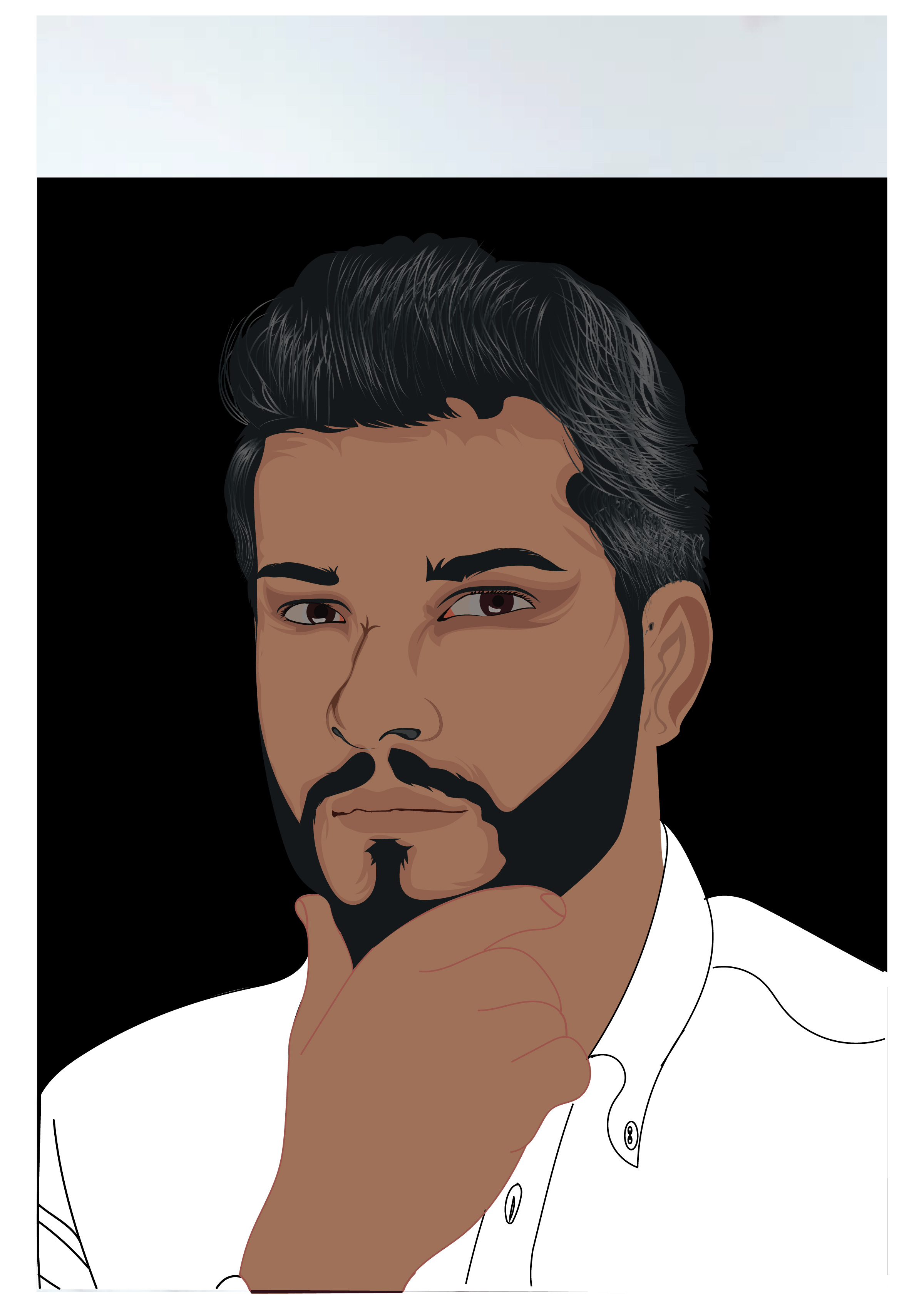 Vector Protrait by Md Rafiquel Islam on Dribbble