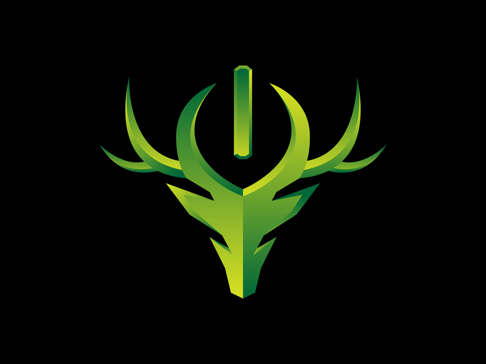 Deer Power Logo by Yudaharv on Dribbble