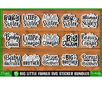 Family Bundle designs, themes, templates and downloadable graphic ...