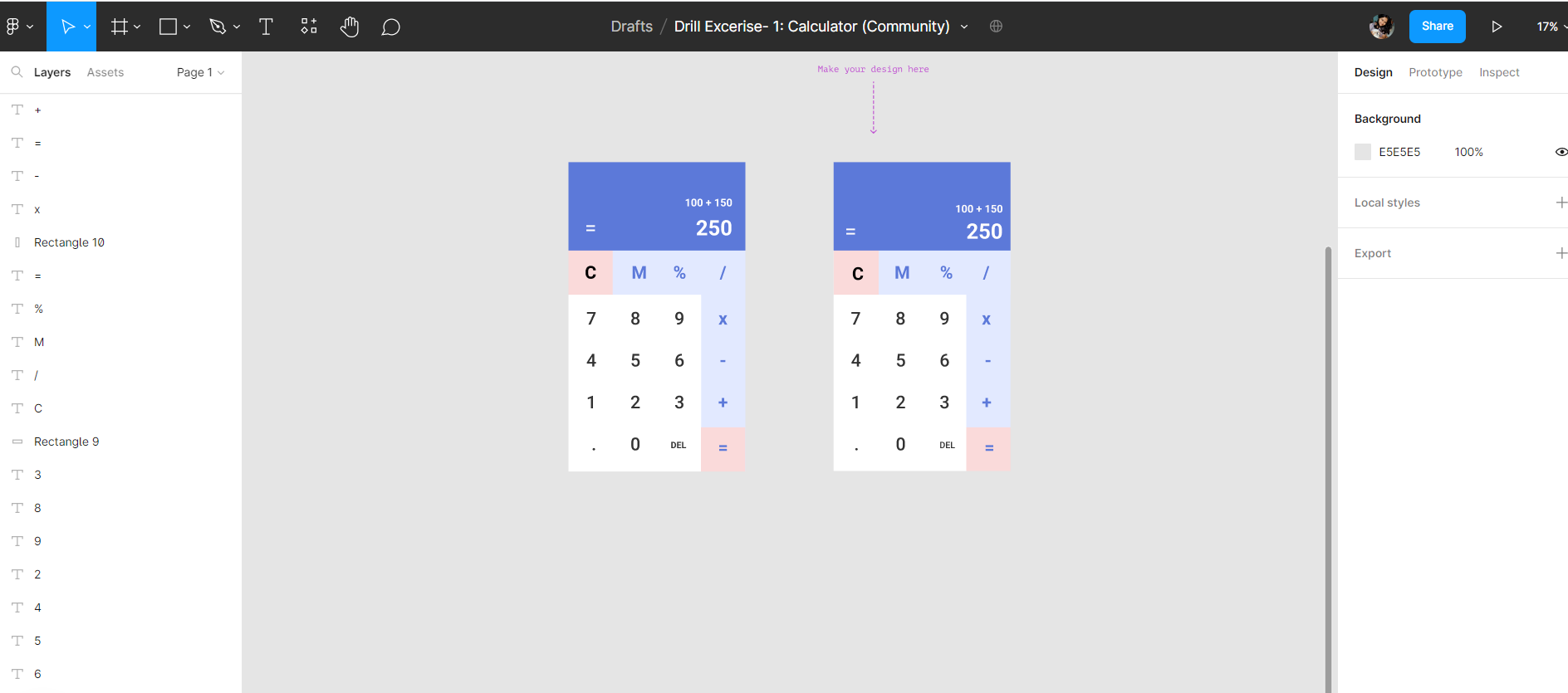 Calculator design by VAISHNAVI KUMARI on Dribbble