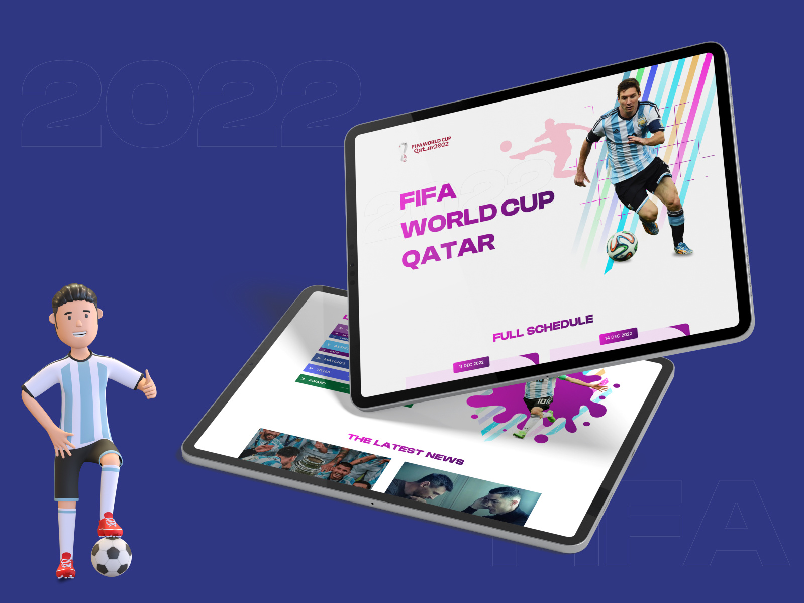 FIFA⚽ World Cup🏆 Landing Page📄 by Indylogix UI/UX for IndyLogix ...