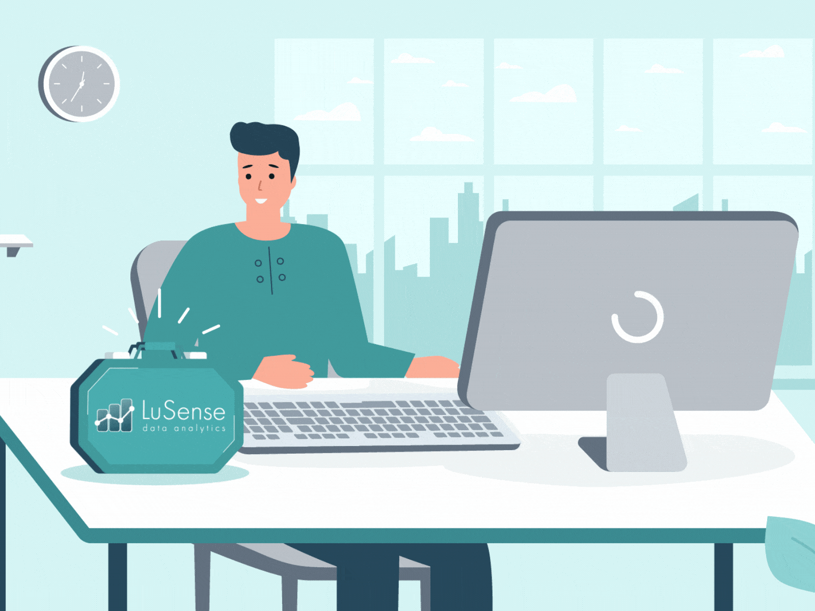 Data analytics tool animation by Serhii Halata on Dribbble