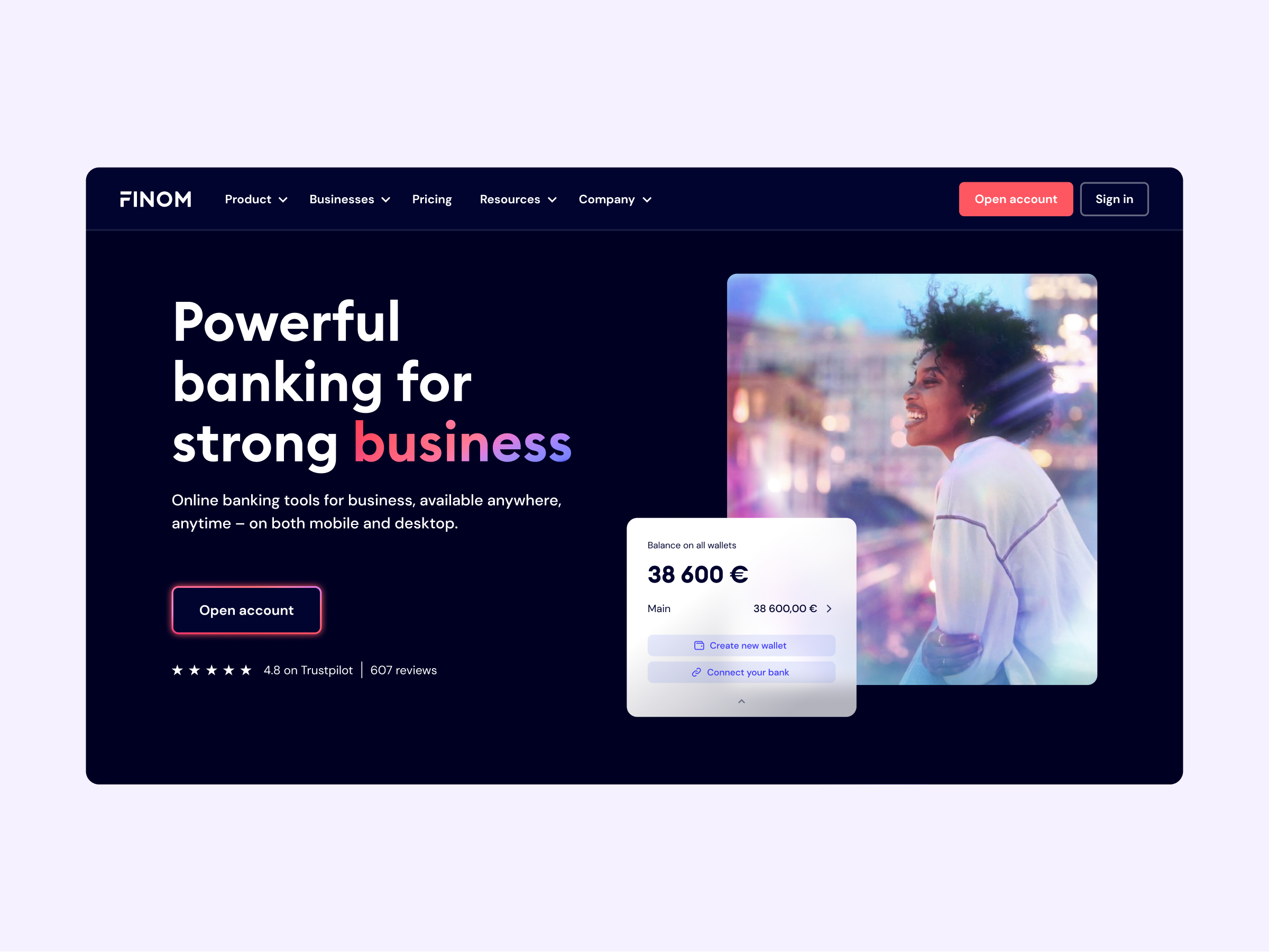 Finom: Brand Identity & Website by embacy on Dribbble