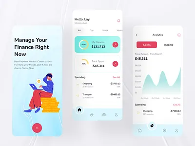 Expense Manager App designs, themes, templates and downloadable graphic ...