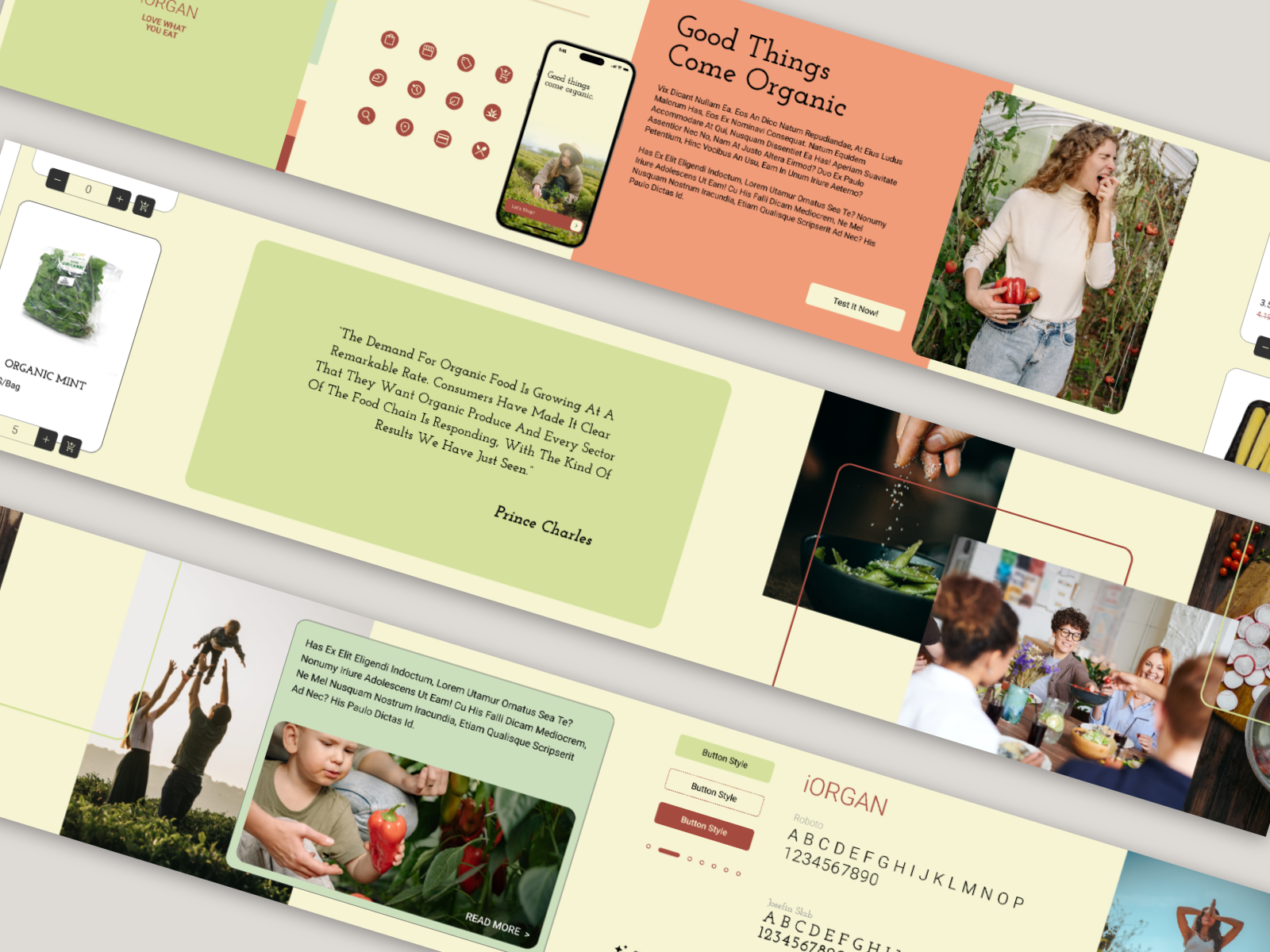 Organic food & product online shop stylescape by M.Javad Latifzadeh on ...
