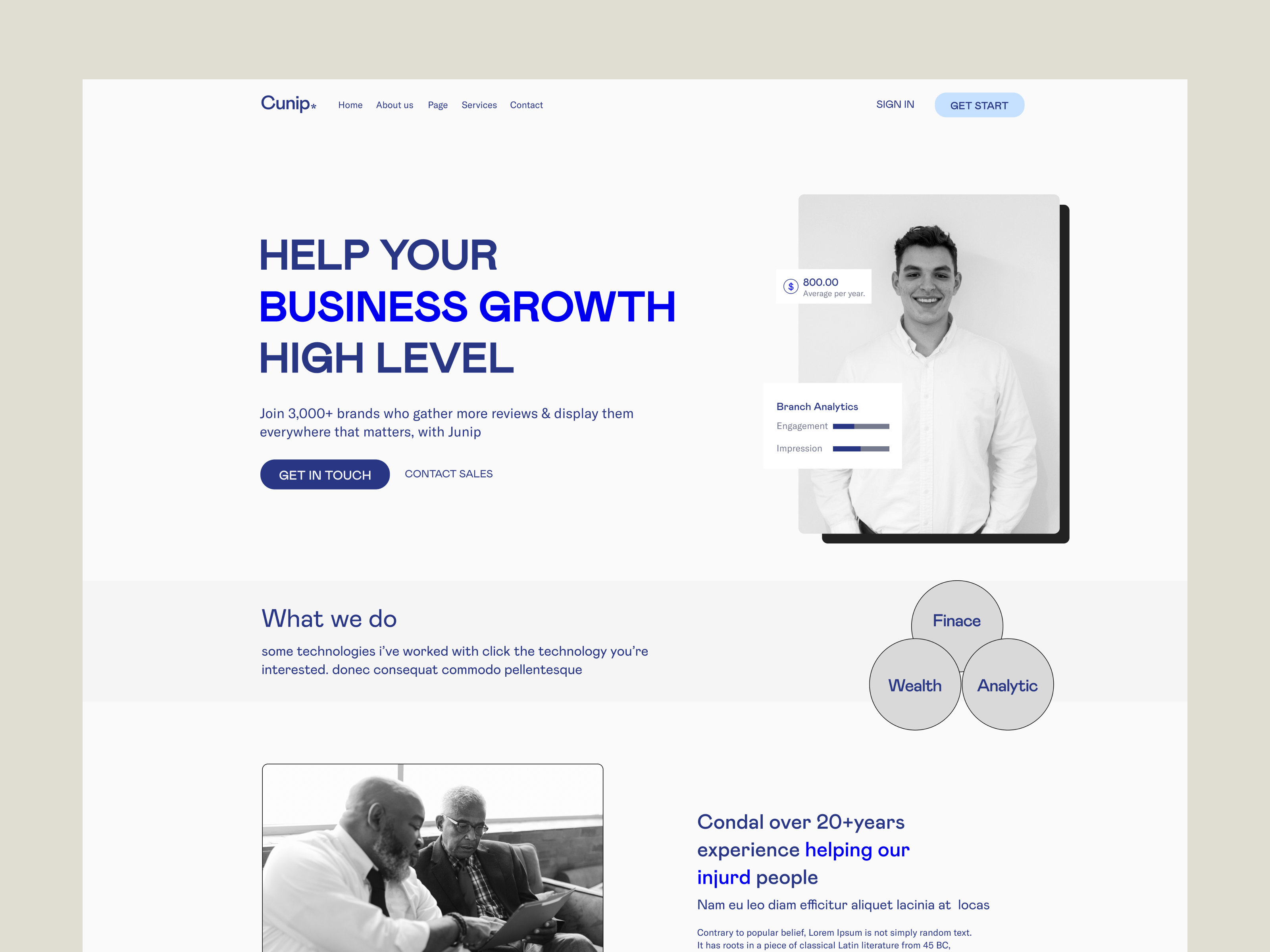 Digital Agency Landing Page Website by Abdullah Rafi on Dribbble