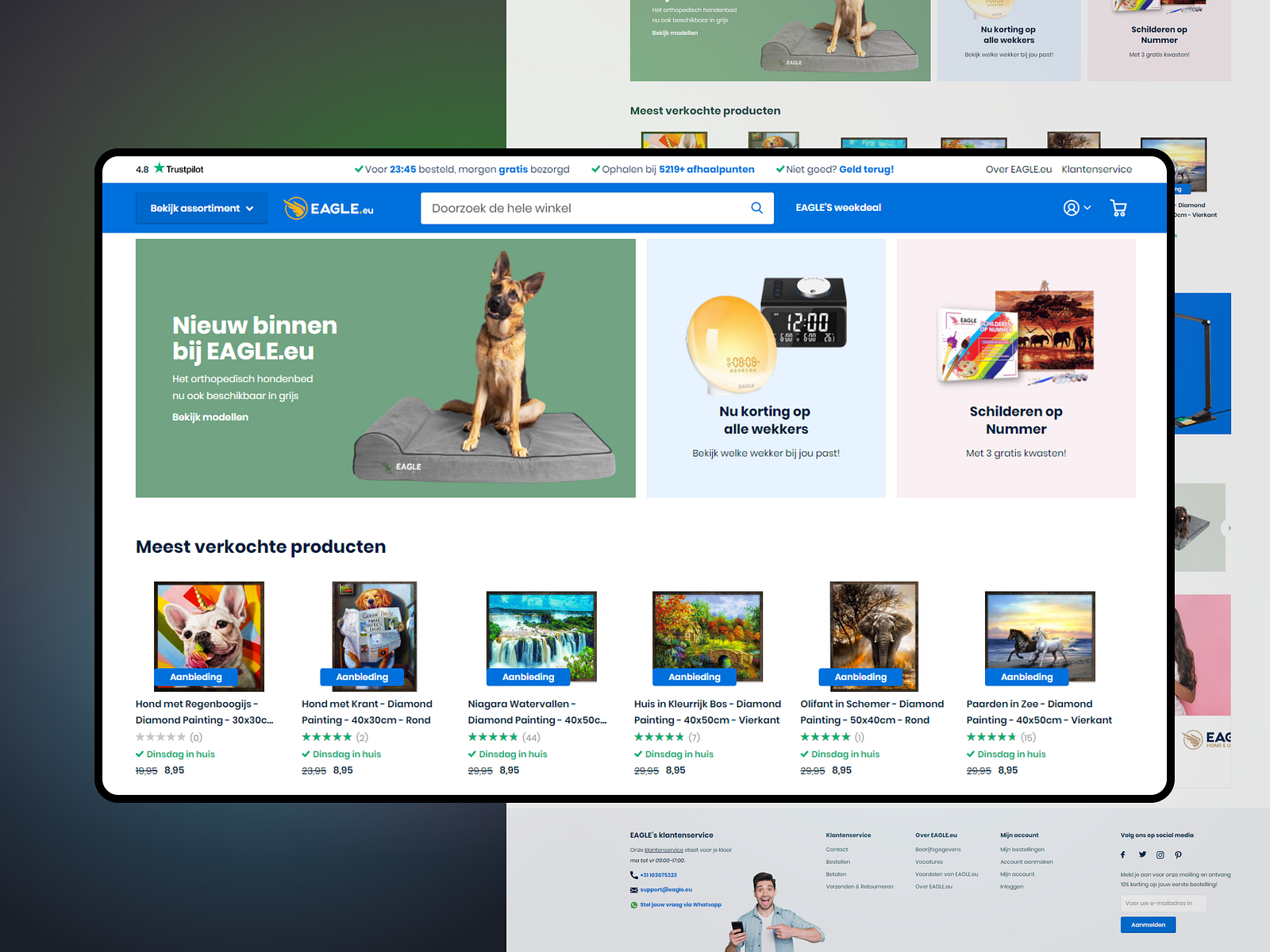 Eagle store by Interactivated Solutions on Dribbble